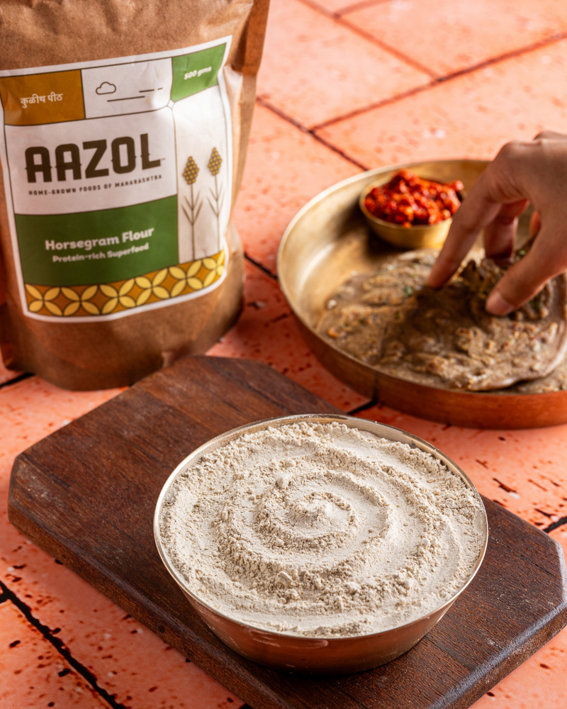 Protein-rich Horse Gram Flour | Kulith Peeth | Hulga / Kulith Flour ...