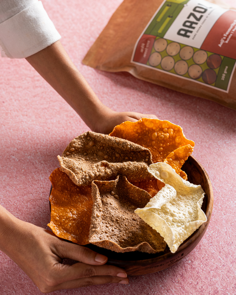 Papad Combo - Batata Papad, Ragi Papad & Poha Papad | Aloo Papad ...
