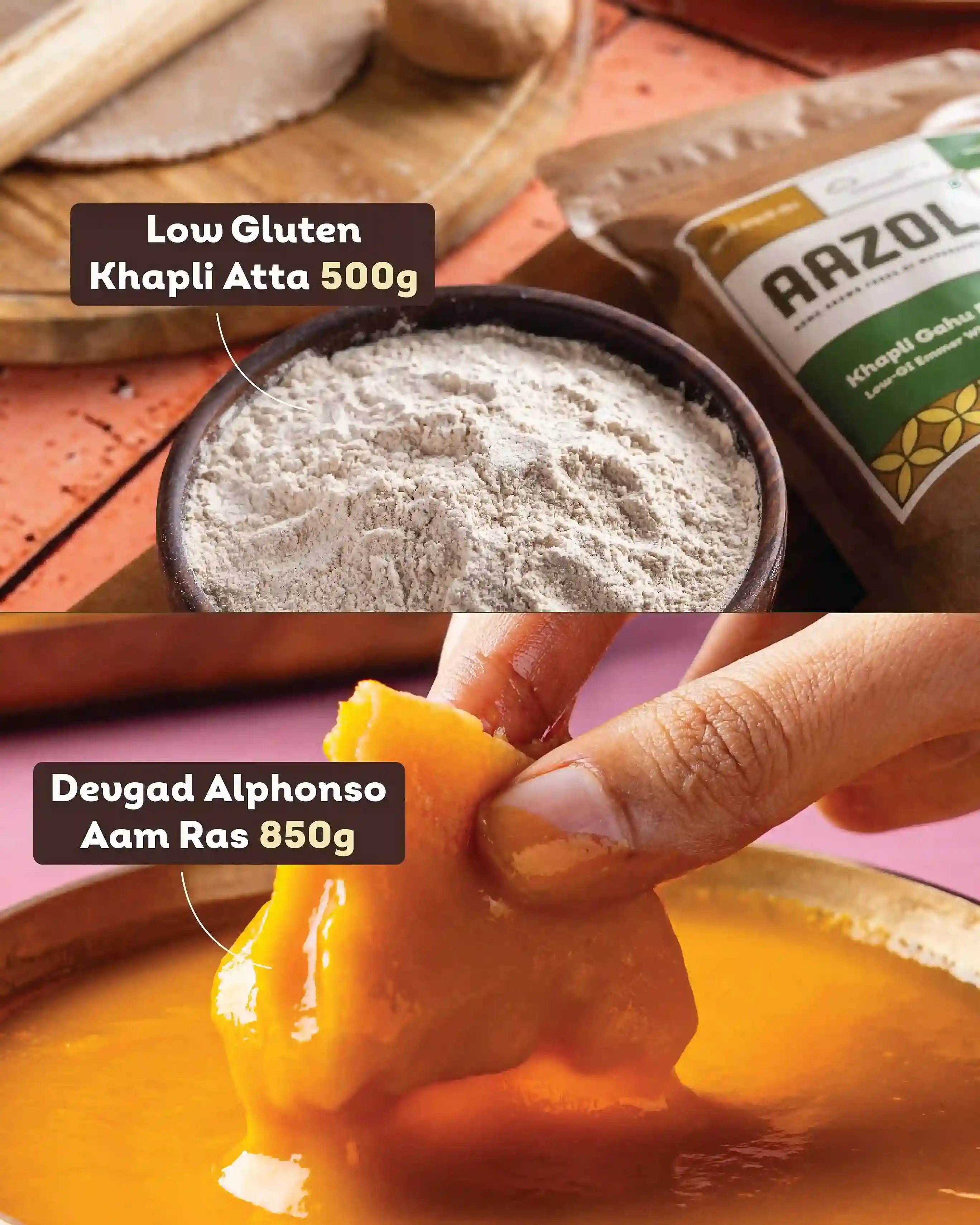 Aam Ras Puri Combo - Aazol: Home-grown Foods of Maharashtra